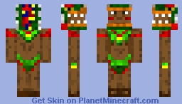 Guerrero Maya Minecraft Skin