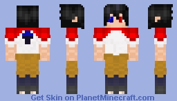 JustMehdi Demon Slayer Uniform With Custom Haori Minecraft Skin