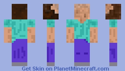 Broken Steve Minecraft Skin