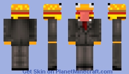 Cheeseburger In a Suit Minecraft Skin