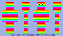 Rainbow Skin Minecraft Skin