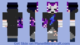 purple wolf Minecraft Skin