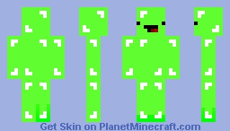 Lime Skeppy Minecraft Skin