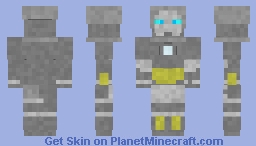 Iron Man Mk XII Minecraft Skin