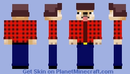 Lumberjack Shiba Minecraft Skin