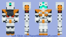 RGM-79GL GM Command Light Armor Minecraft Skin