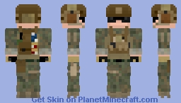 USMC FORECON Marpat Minecraft Skin