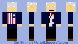 Joe biden Minecraft Skin