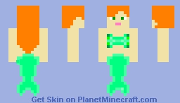 Mermaid alex Minecraft Skin