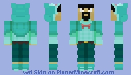 AntVenom Teal Turtles BlockWars Minecraft Skin