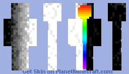 new rainbow robe Minecraft Skin