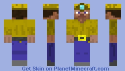 Miner Steve Minecraft Skin