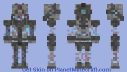 Corrupted Robot Minecraft Skin