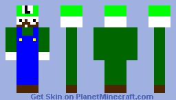 Luigi Minecraft Skin