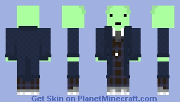 alien guy green Minecraft Skin