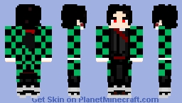 Tanjiro ( Cuztomized ) Minecraft Skin