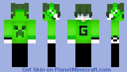 green Minecraft Skin