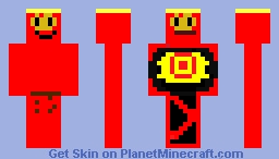 monke in a red suit Minecraft Skin