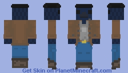 Cowboy Crow Minecraft Skin