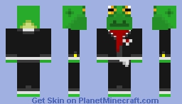 Frog in Suit Minecraft Skin