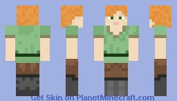 Alex Clothes Take Off Minecraft Skin