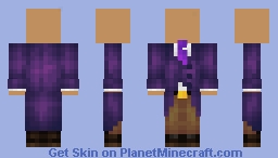 Dapper Purple Suit Minecraft Skin