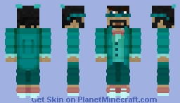 CaptainSparklez Teal Turtles BlockWars Minecraft Skin