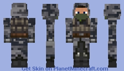 Stalker from Degtyarev's Corps 2 Minecraft Skin