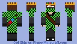 green king Minecraft Skin