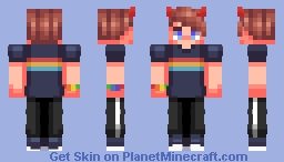 Half Black Half White Minecraft Skin