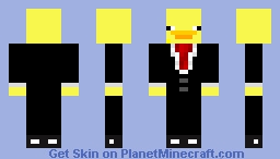 Ducky in a suit Minecraft Skin