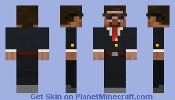 SteveBI agent Minecraft Skin