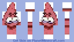 Cursed Patrick Star Minecraft Skin