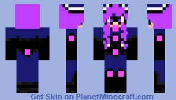 Akumatized Bunnix Minecraft Skin