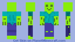 New slime steve Minecraft Skin