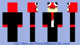 Blue Frog in a Suit Minecraft Skin