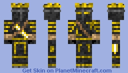 Golden Knight Minecraft Skin