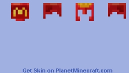 'Fry helmet' Minecraft/ McDonalds Skin Remade For Java Minecraft Skin