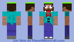 Goofy Steve Minecraft Skin
