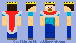 King Steve Minecraft Skin