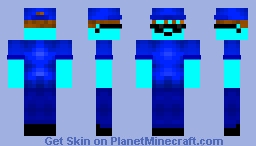 Blue From Cubeorithms Minecraft Skin