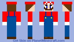 Mario Minecraft Skin