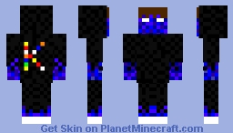 galaxy cube Minecraft Skin