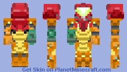 Samus Aran Minecraft Skin