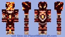Lava guy Minecraft Skin