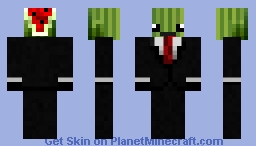 Halloween watermelon Minecraft Skin
