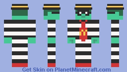 Zombie Hamburglar Java Minecraft Skin