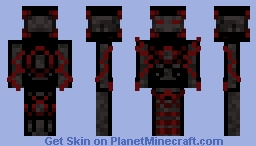 The dark entity Minecraft Skin