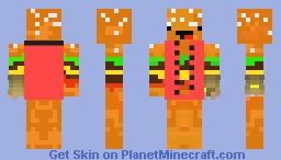 CheeseBurger-w-Vest Minecraft Skin