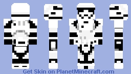 Stormtrooper first order Minecraft Skin